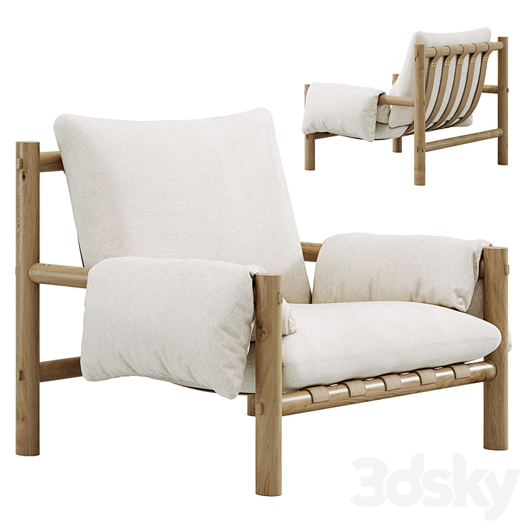 Freddy Armchair - Arm chair - 3D model