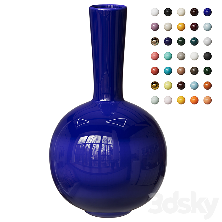 Large Oxo Vase - Vase - 3D model