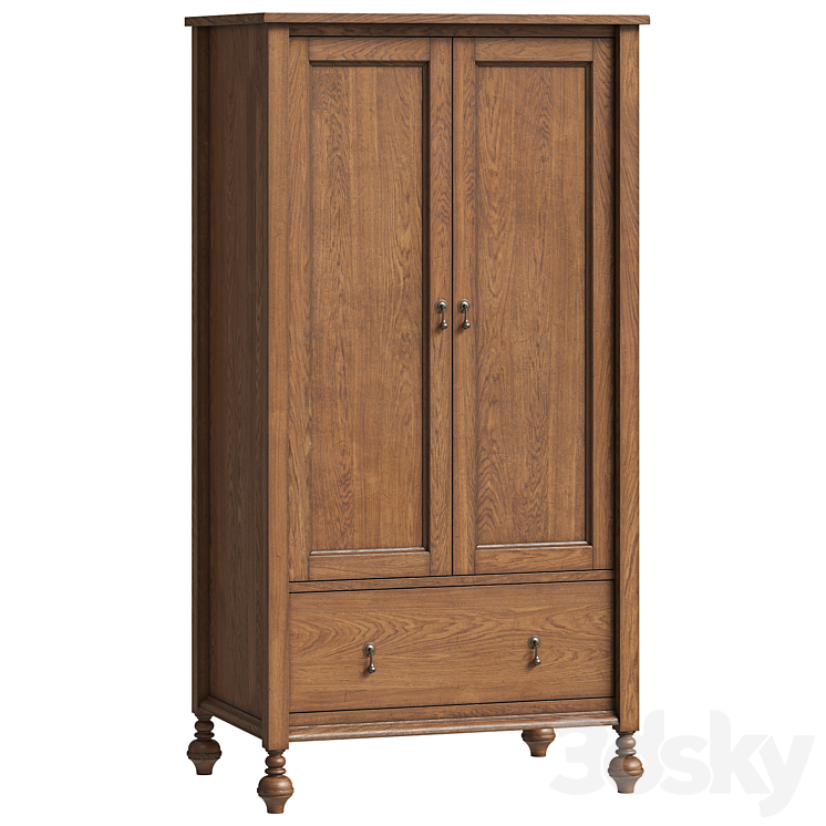 Pottery Barn/Summerville Armoire - Wardrobe & Display cabinets - 3D model