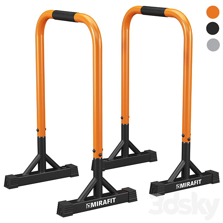Mirafit Parallel Dip Bars - Sports - 3D model