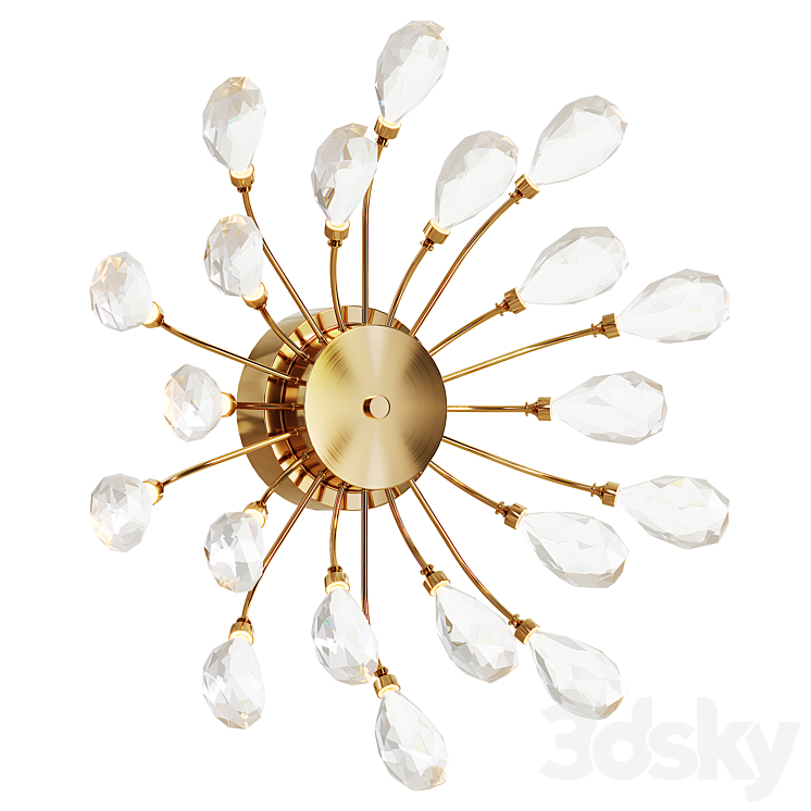 GLORIOLE LARGE WALL Sconce - Wall light - 3D model