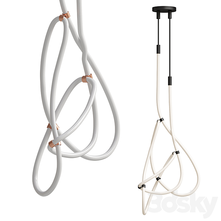 LUKE LAMP - Pendant light - 3D model