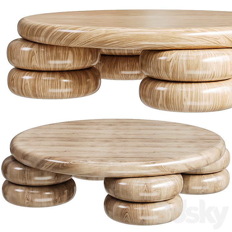 Donut Coffee Table - Table - 3D model