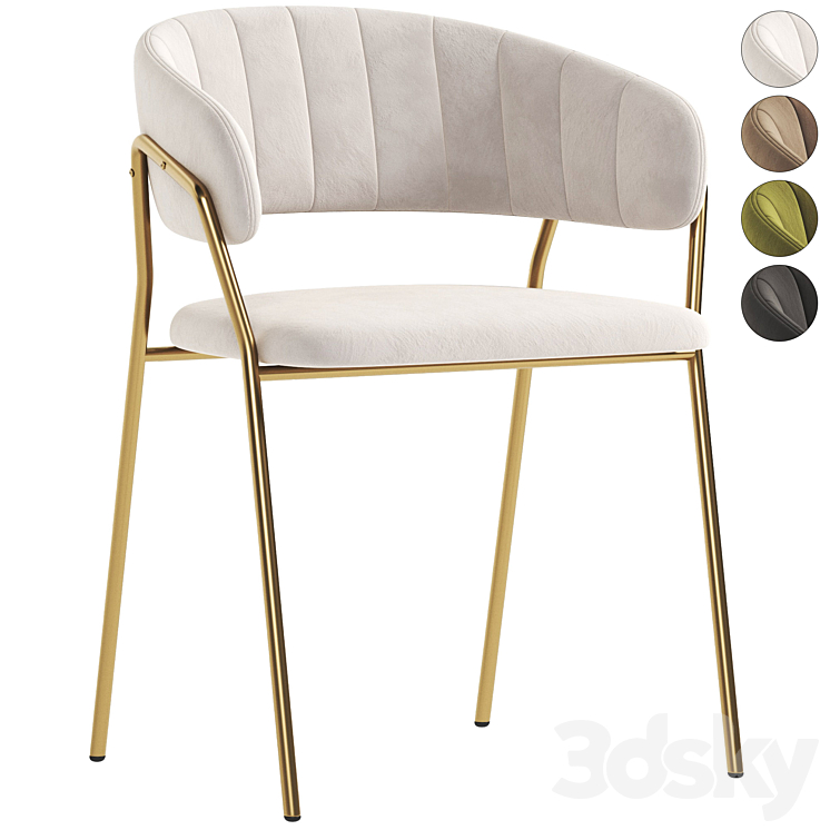 Kamelia chair - Chair - 3D model