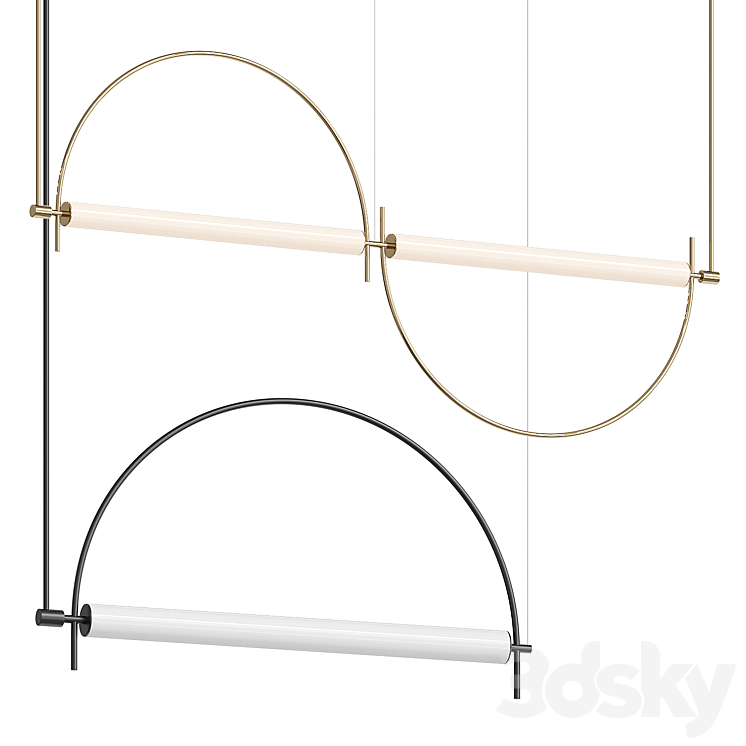 Arc - Pendant light - 3D model