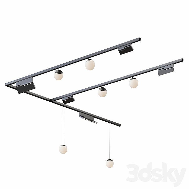 Track Light Start Light - Technical lighting - 3D model