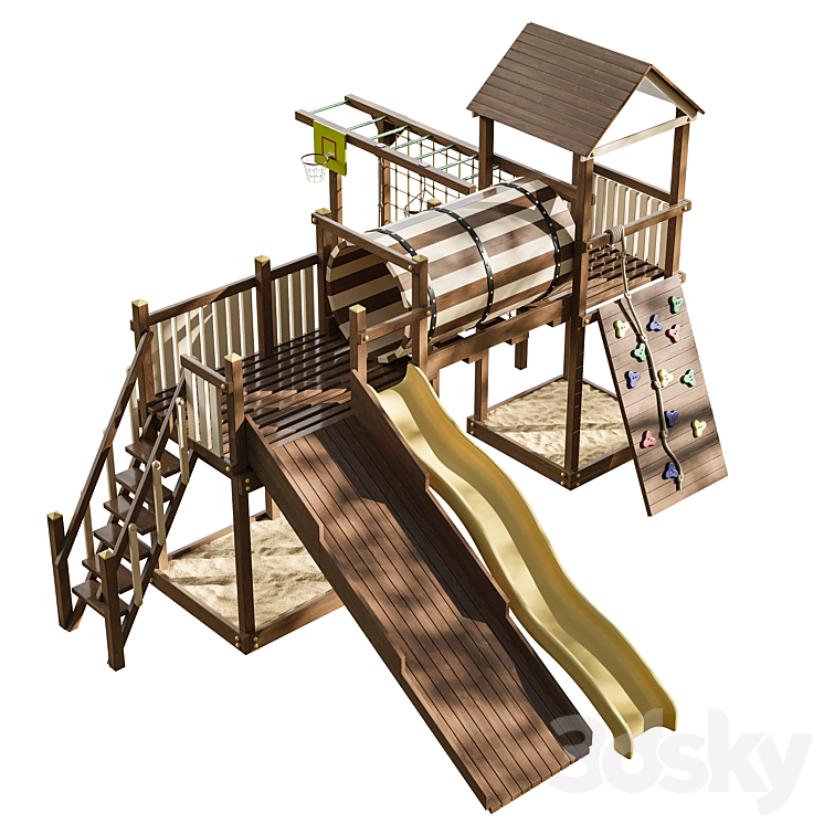 Children's Zone - Playground - 3D model