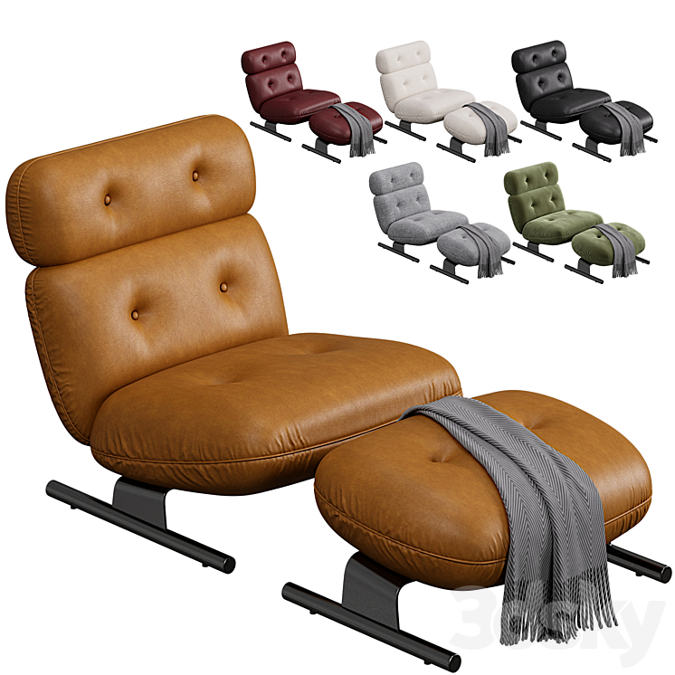 Libra Armchair By Minotti - Arm chair - 3D model