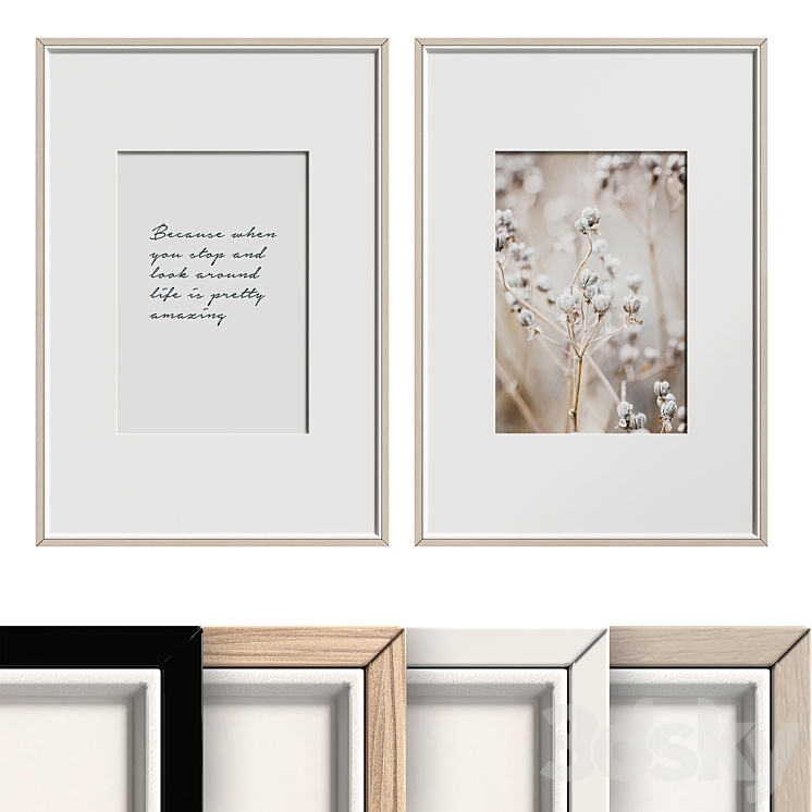 Wall Photo Frame Q-106 - Frame - 3D model