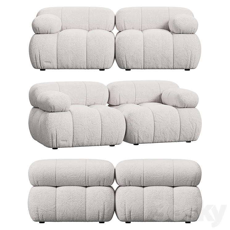 OM Sofa Zephyr sets A, B, C - Sofa - 3D model