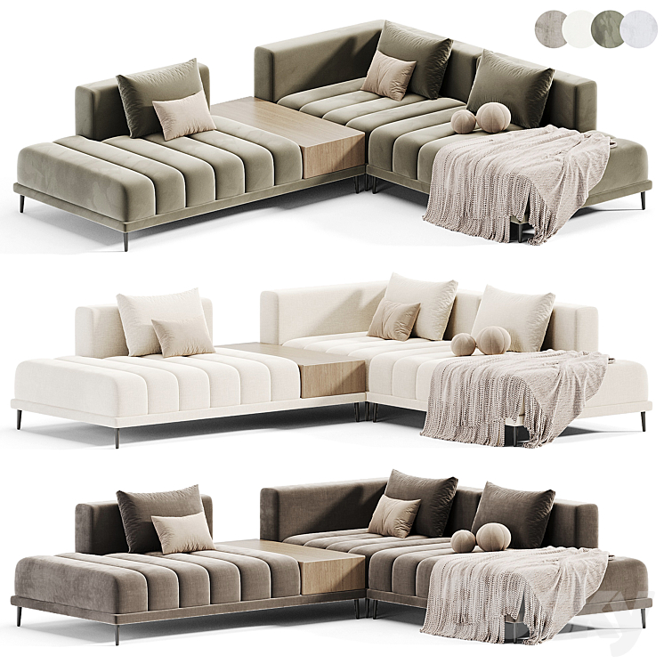 Laina Sofa by Beds.one - Sofa - 3D model