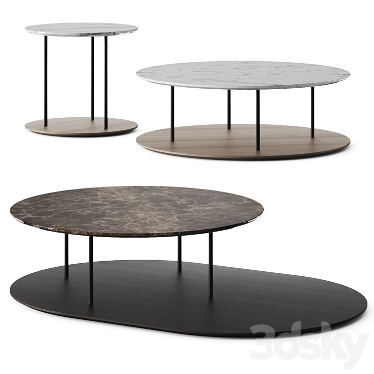 Ditre Italia Staker Coffee Tables - Table - 3D model