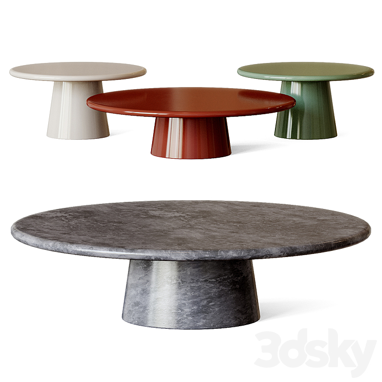 Meridiani LEON Coffee Table - Table - 3D model