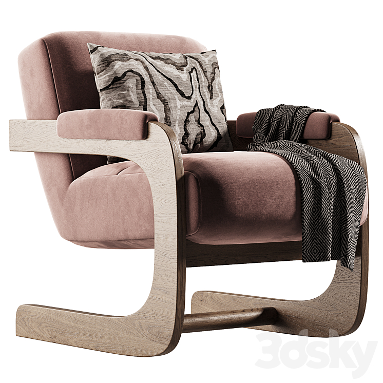 Lara Armchair - Arm chair - 3D model
