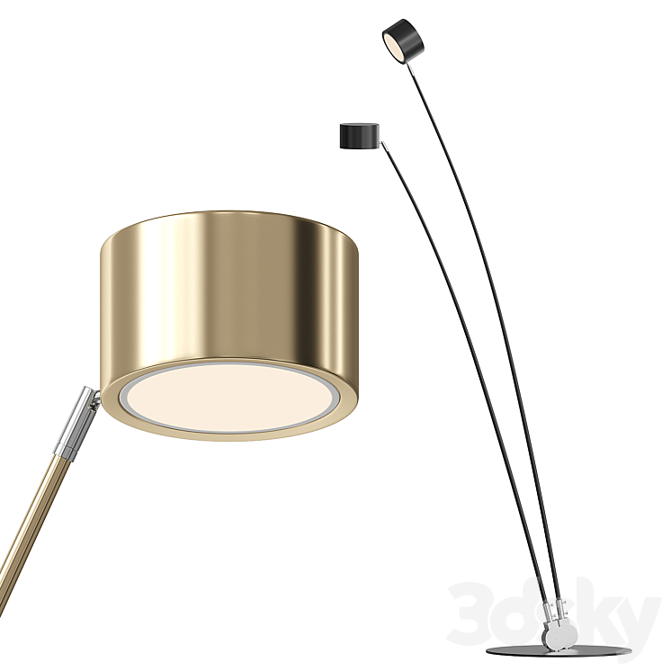 Davide Groppi Sampei - Floor lamp - 3D model