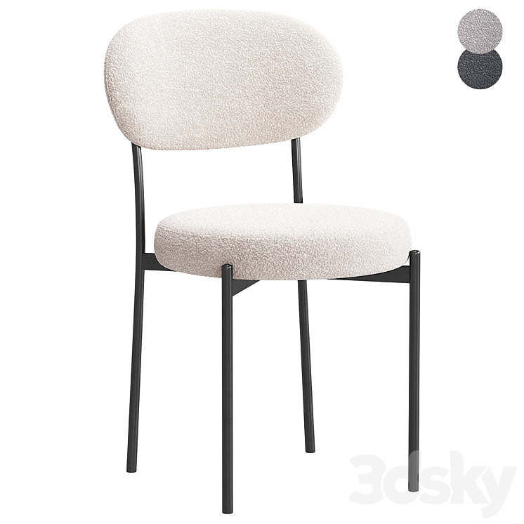 Chair Brief DD boucle StoolGroup - Chair - 3D model