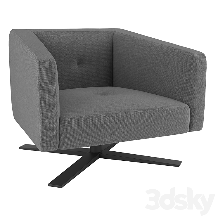 Enza Home Victoria Swivel Chair - Arm chair - 3D model