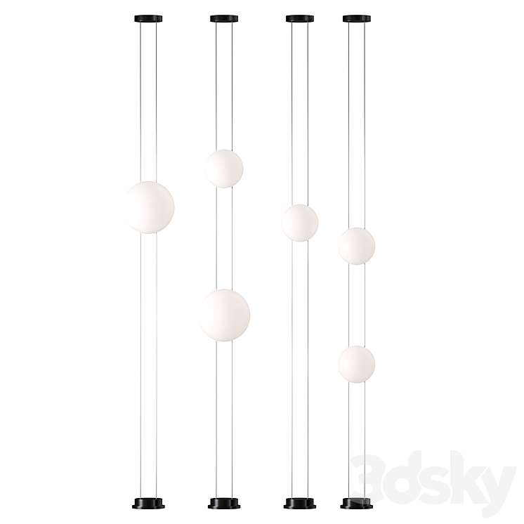 Mogg Orbit Floor Ceiling Lamps - Floor lamp - 3D model