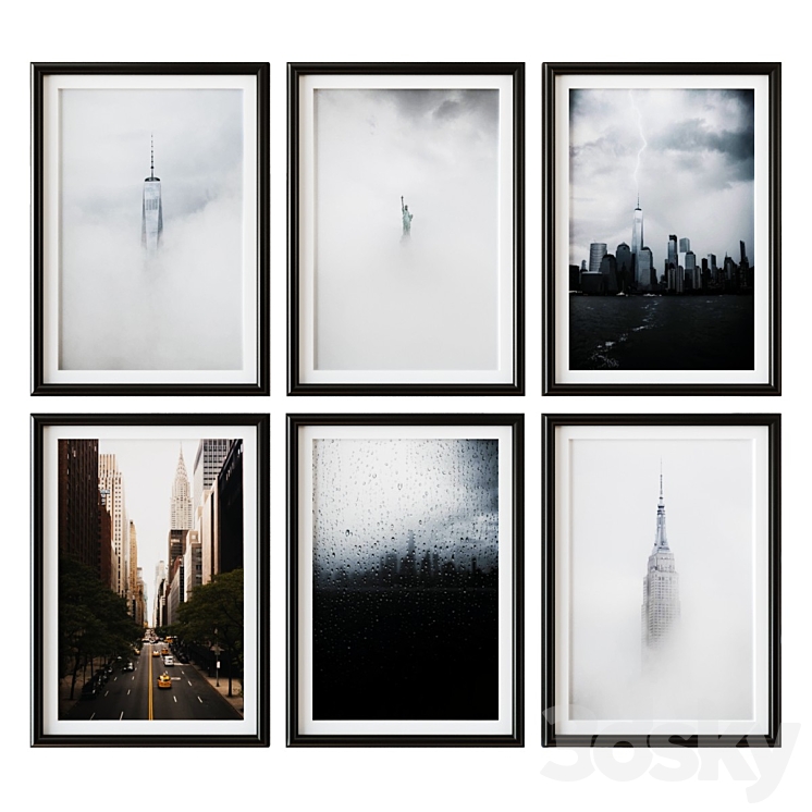 Posters - New York - Frame - 3D model