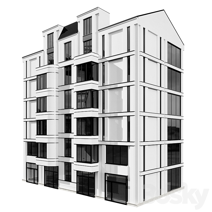 Residential Building No.149 - Building - 3D model