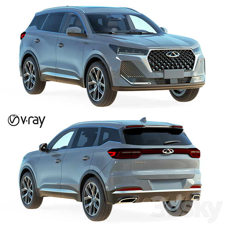 Chery Tiggo 7 2025 - Ground Transport - 3D model