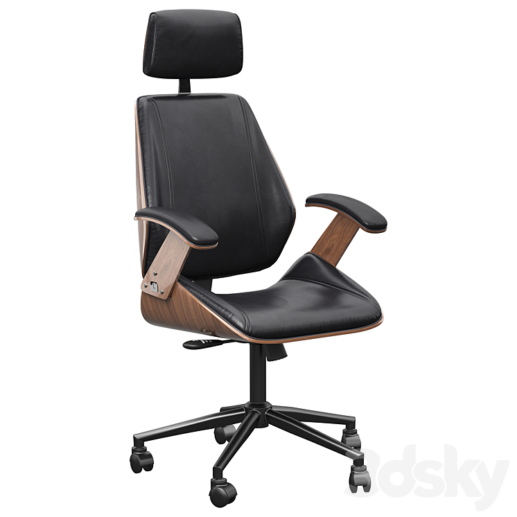 Benjamin, computer chair - Office furniture - 3D model
