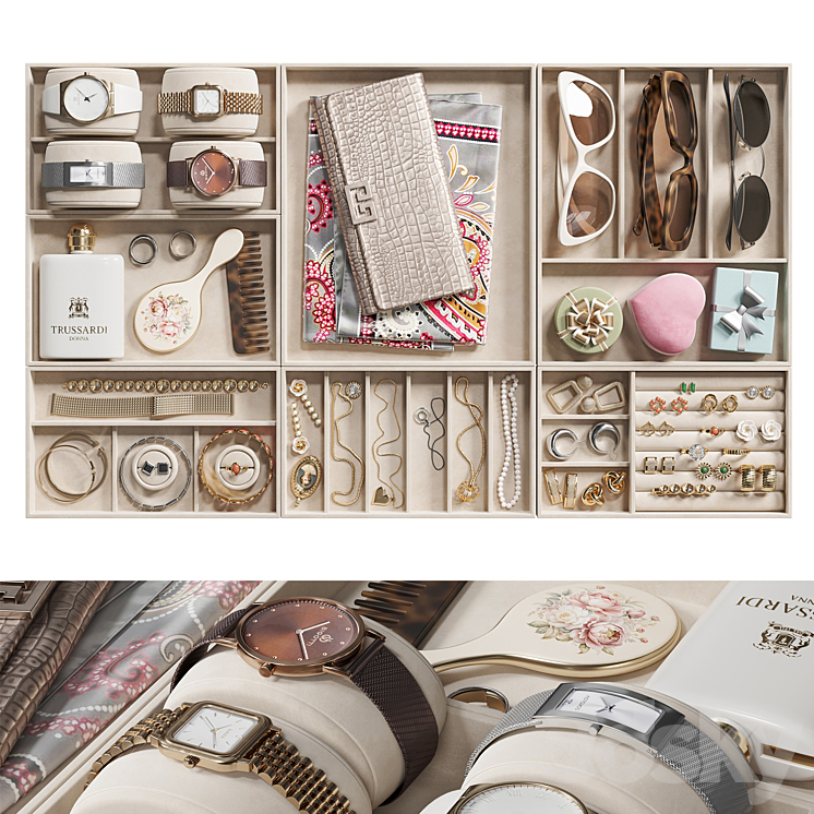 Accessories for women NG21 - Other decorative objects - 3D model
