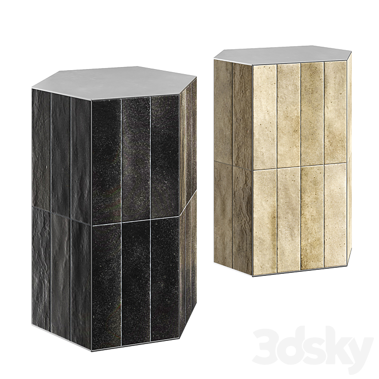 Side Table Andree 1 by Minotti - Table - 3D model