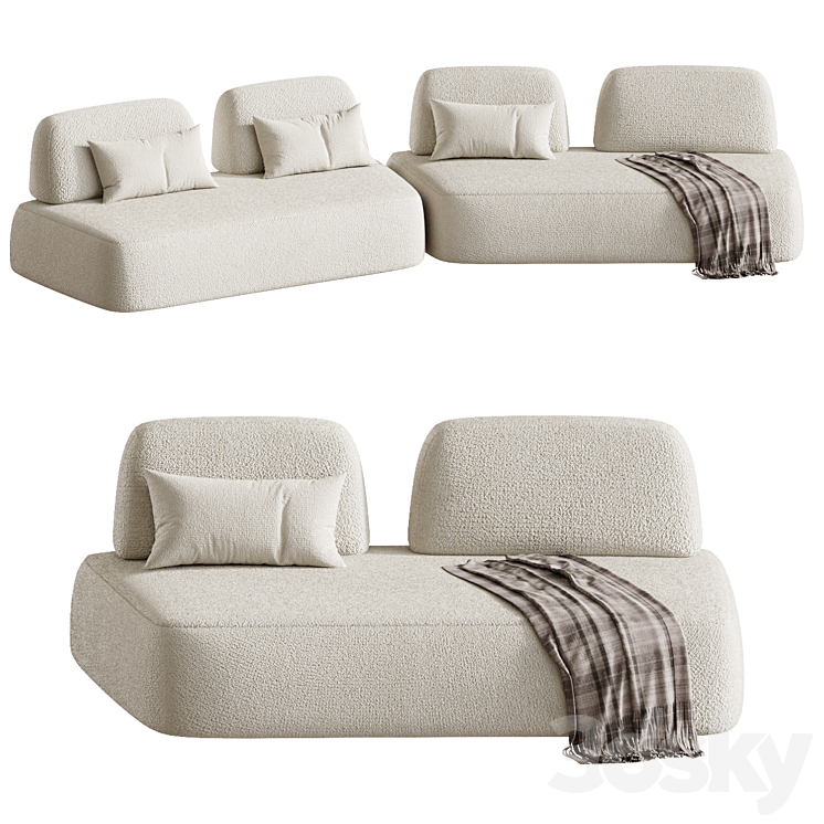 CURVE Sofa by Art Nova 3 - Sofa - 3D model