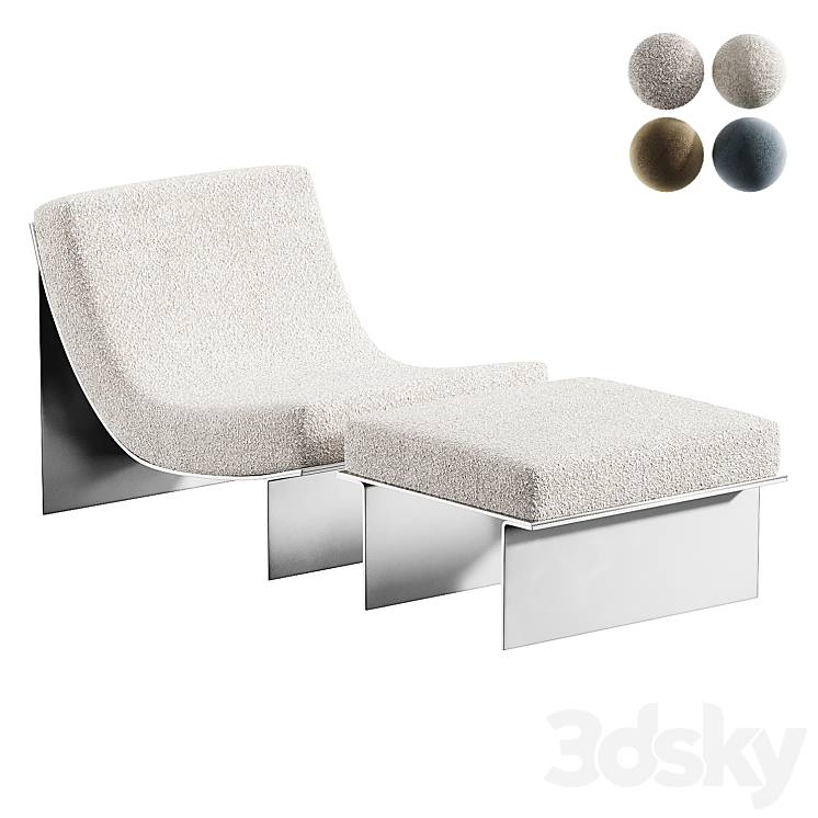 Kollen Lounge Chair - Arm chair - 3D model