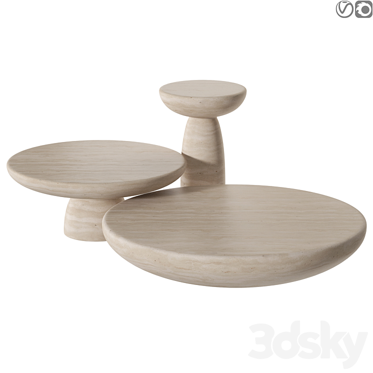 Modani Rune Coffee Table - Table - 3D model
