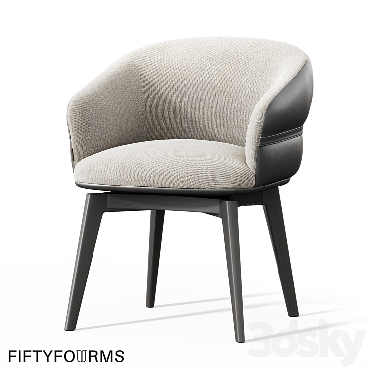 FIFTYFOURMS Fiore Rotate Chair - Chair - 3D model