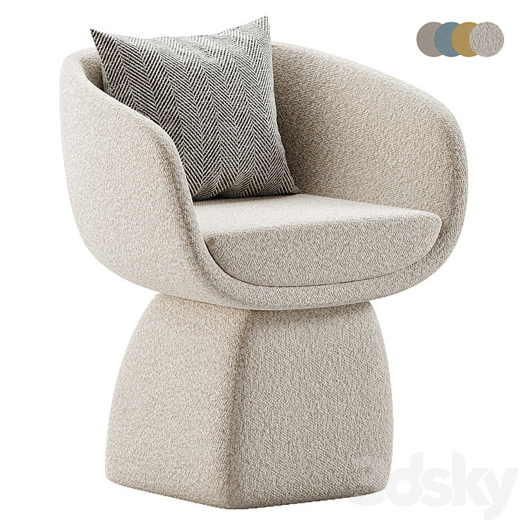 Oscar Chair - Chair - 3D model