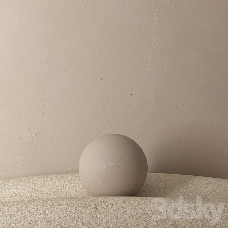 Decorative coating mka paint based on Antico - Wall covering - 3D model