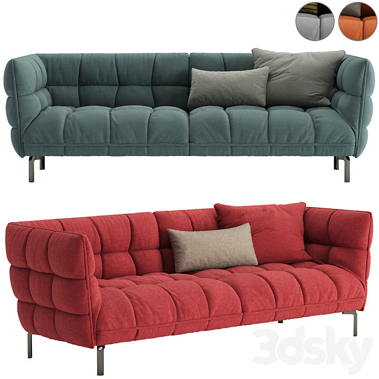 Husk Sofa - Sofa - 3D model