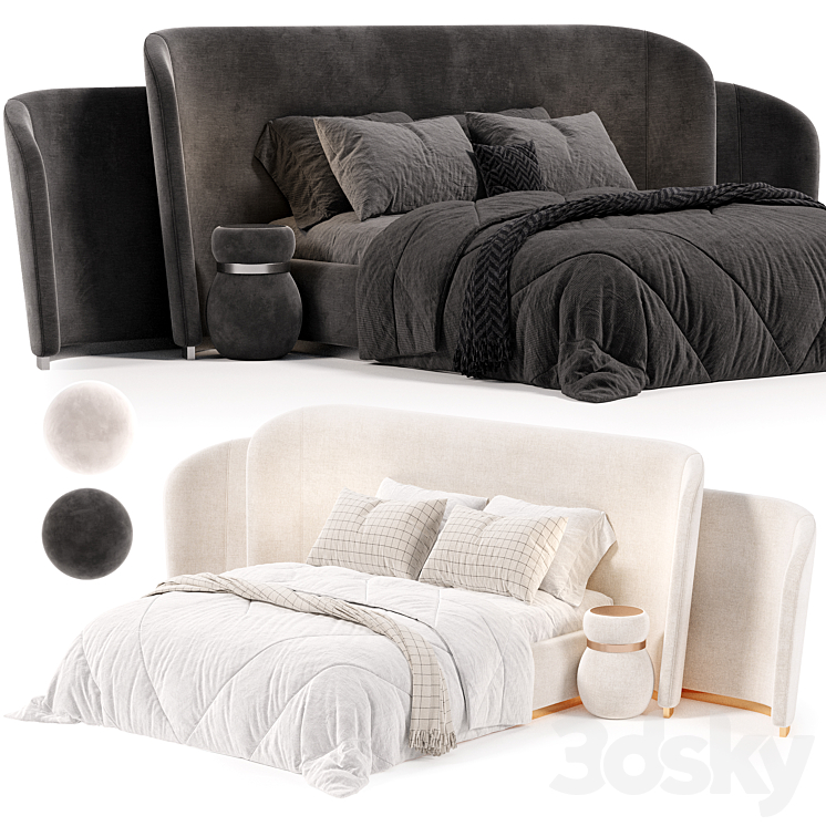 ODETTE BED - Bed - 3D model