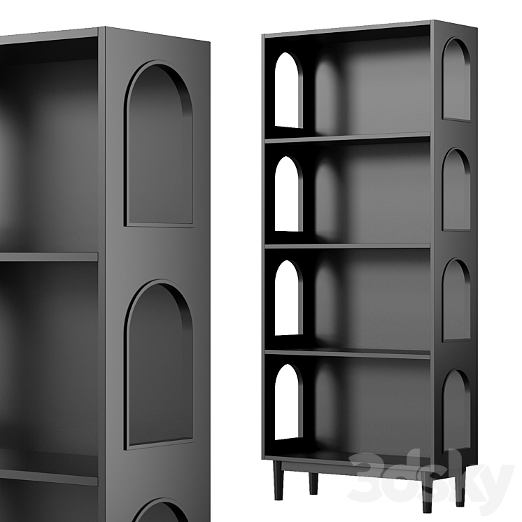 ОМ "Arcade" bookcase [SP] MEYN | INTERIERNO - Rack - 3D model