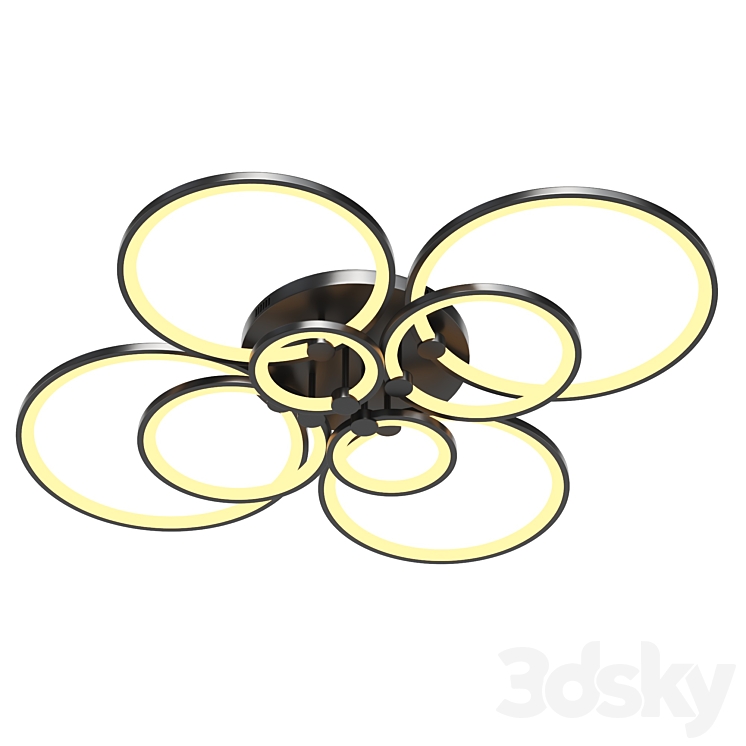 Ganeed Modern LED Flush Mount Lighting Fixture - Ceiling lamp - 3D model