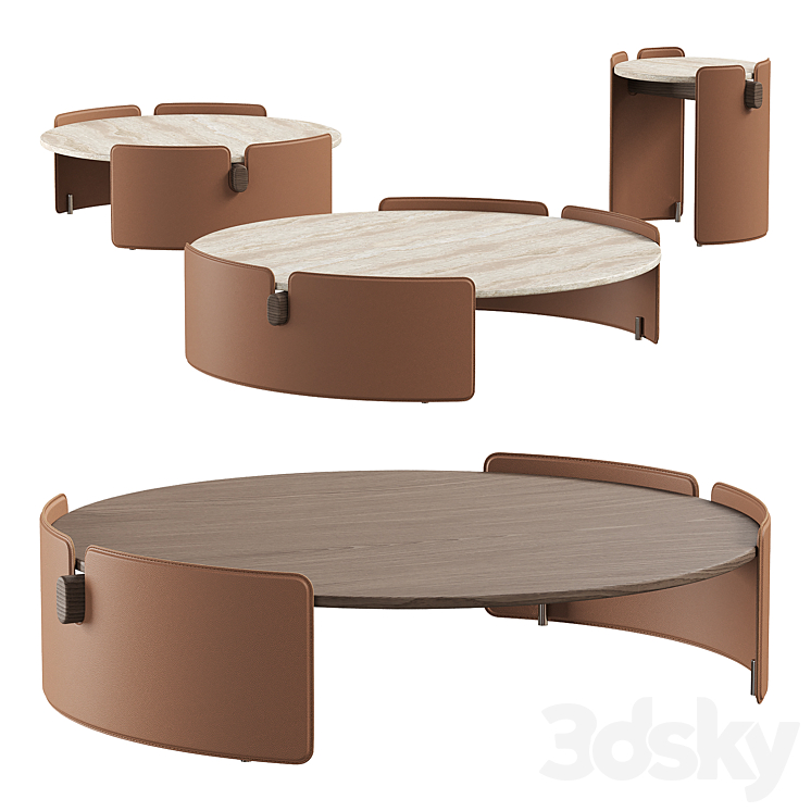 Cierre Imbottiti Maori Coffee Table - Table - 3D model
