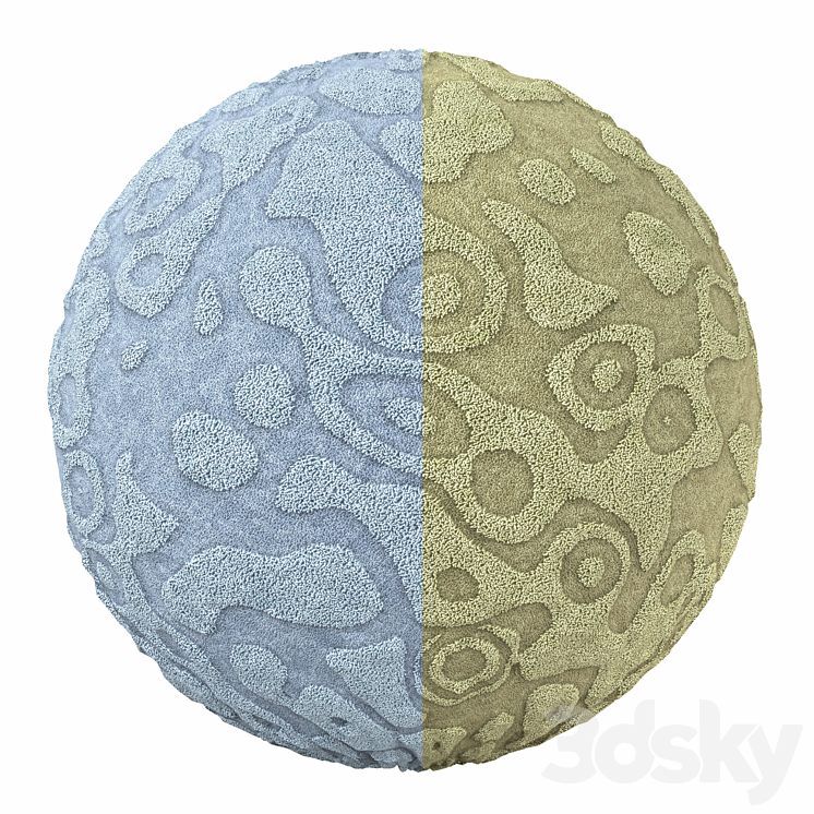 Carpet material |4K | Seamless |PBR Textures - Rug - 3D model
