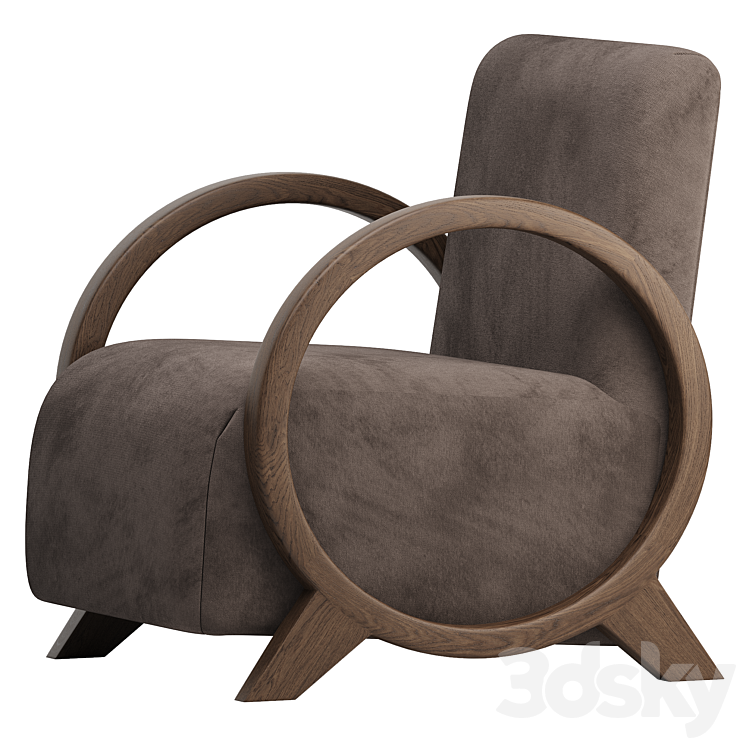 Vintage Berti Armchair - Arm chair - 3D model
