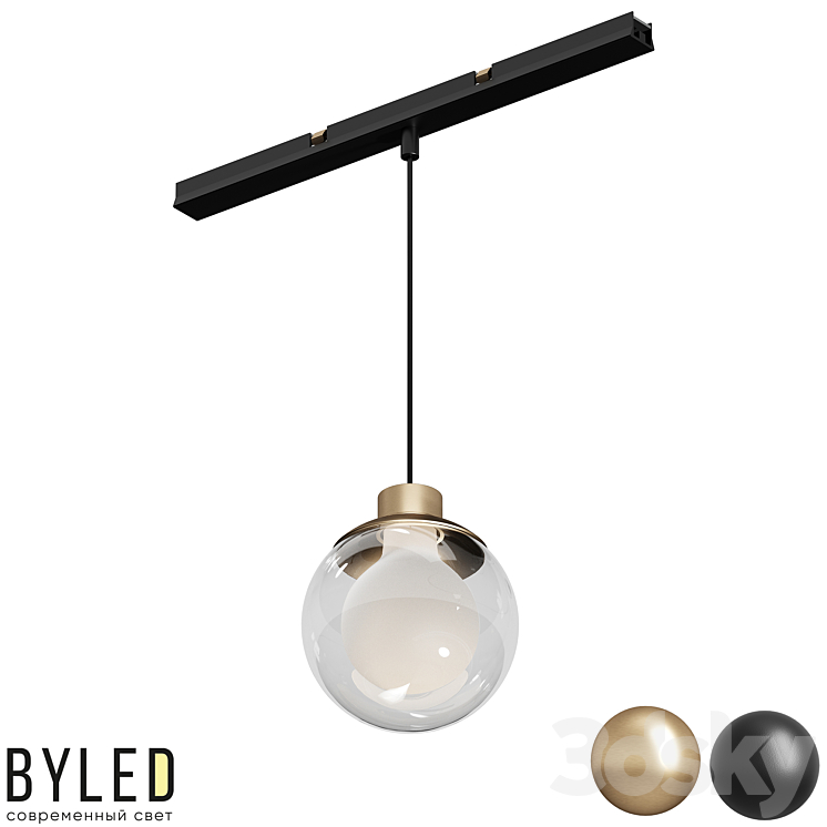 OM Magnetic Pendant Light Byled Gravity Series - Spot light - 3D model