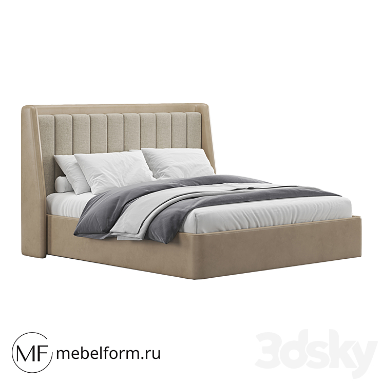 OM bed PARMA - Bed - 3D model