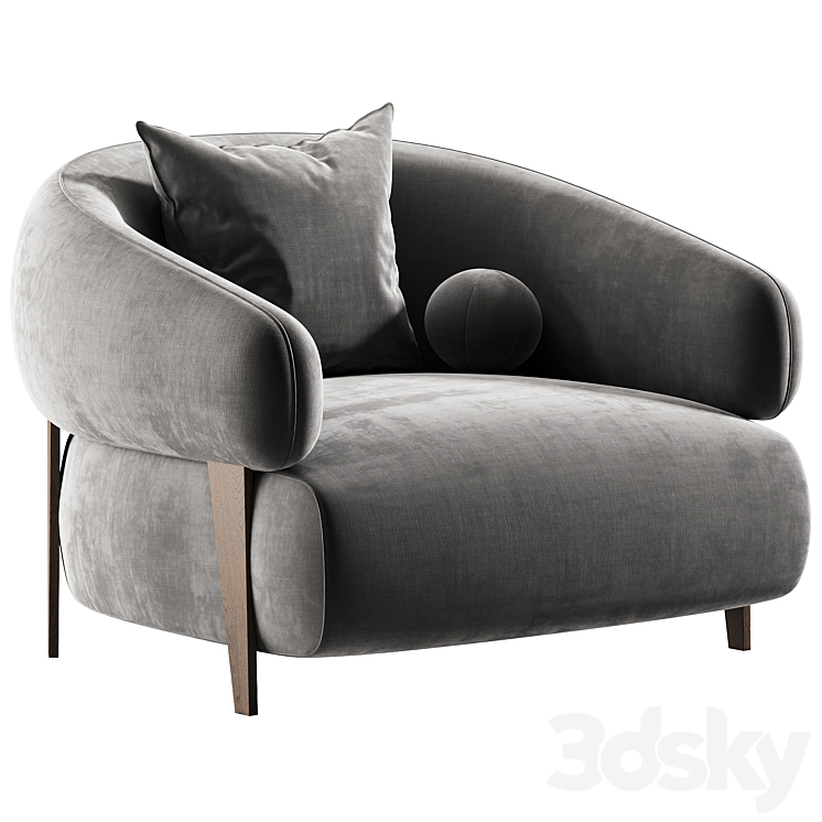 Armchair Fort 01 - Arm chair - 3D model