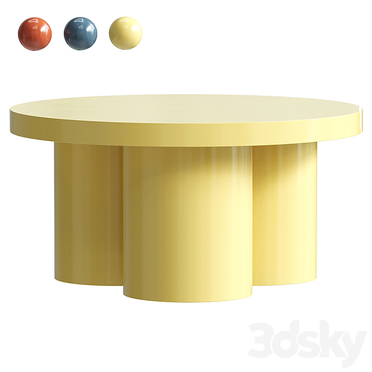 Lacey Round Coffee Table by John Lewis - Table - 3D model