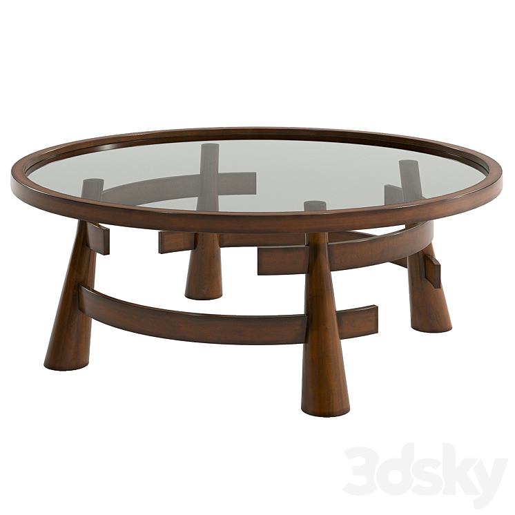 Ambella Home Hashi Cocktail Table - Table - 3D model
