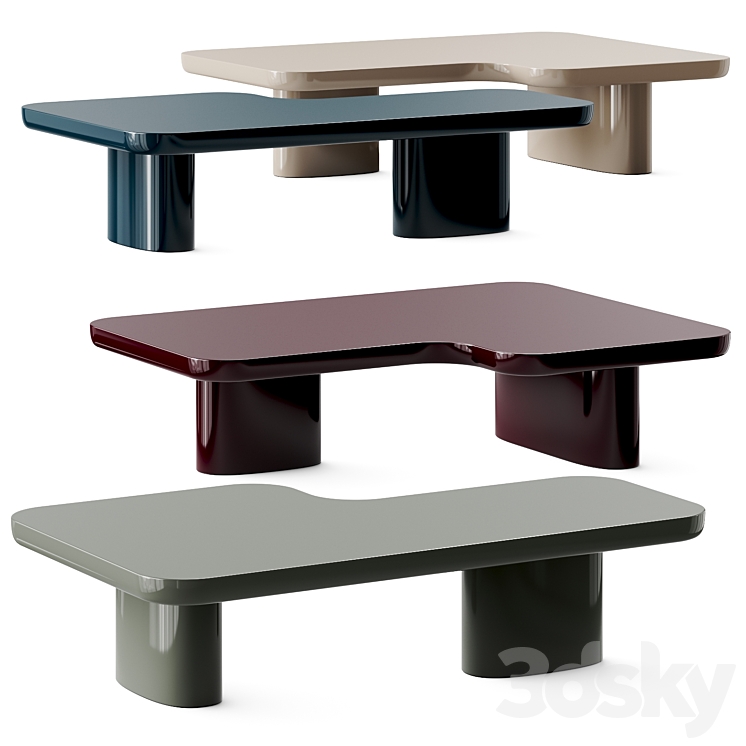 Poliform Ernest Lacquer - Table - 3D model