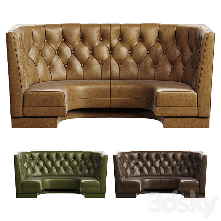 845 Restaurant Sofa - Sofa - 3D model