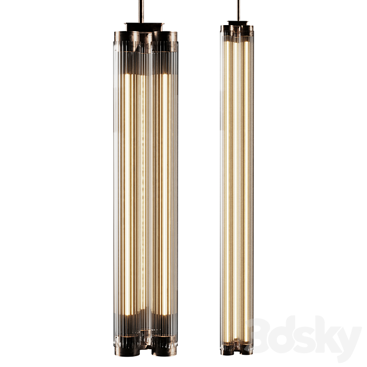 Spyder 80 Henge - Pendant light - 3D model