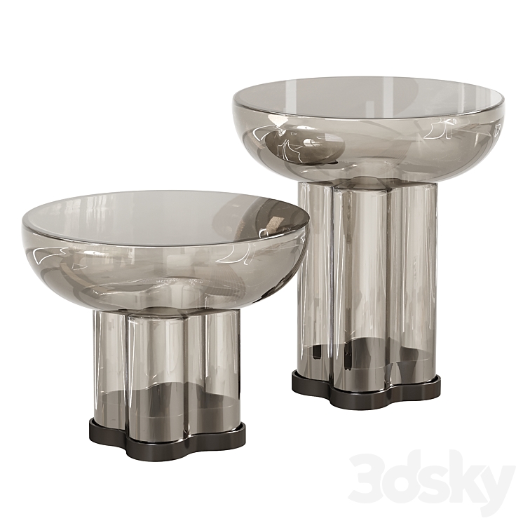 Crown Glass Coffee Tables - Table - 3D model